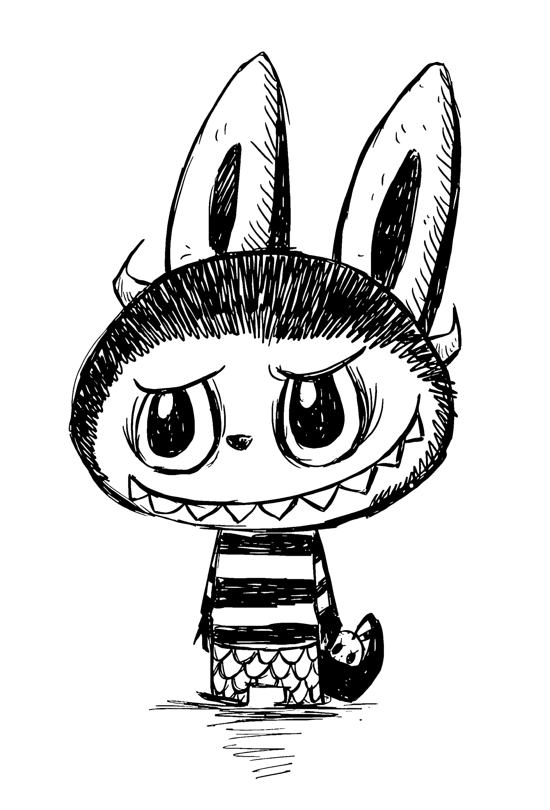 Labubu Coloring - Free Printable Labubu Coloring Pages | LabubuColoring.art